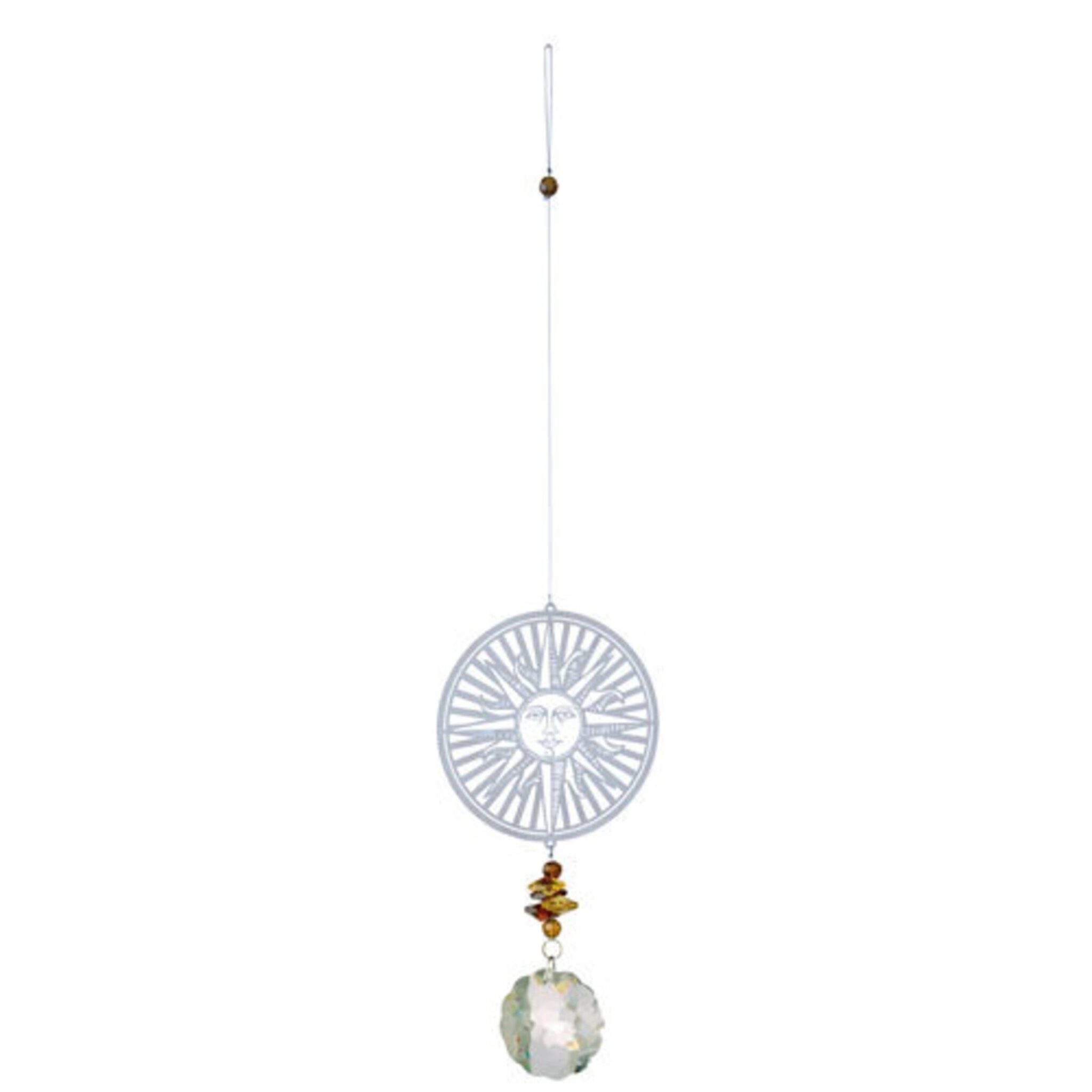 Suncatcher with Metal Sun Face | RivendellWorld